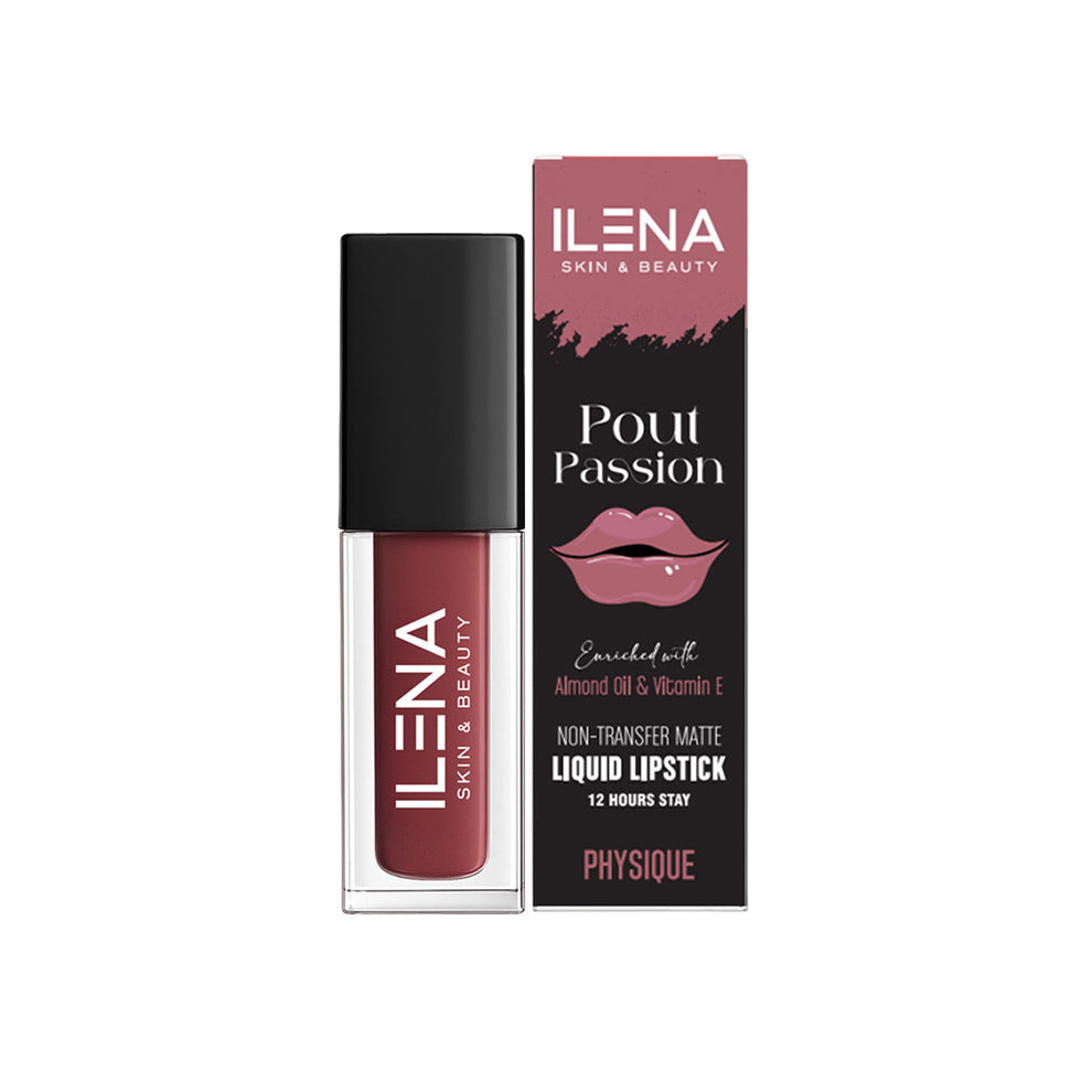 ILENA Pout Passion Liquid Lipstick, Physique Shade – My Store